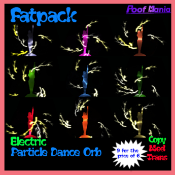 Second Life Marketplace - Electric Particle Dance Orbs Fatpack
